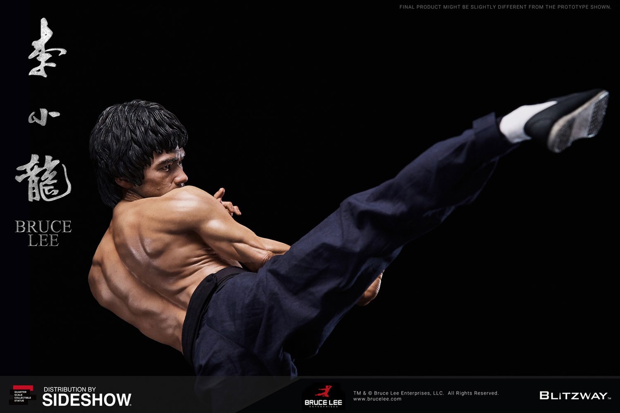 bruce lee side kick
