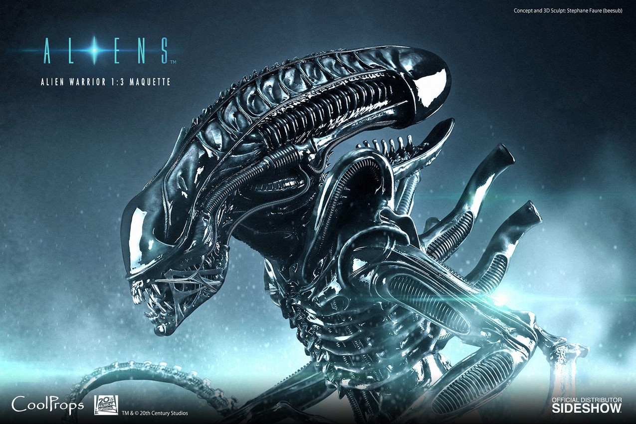 Alien Warrior Deluxe Maquette | Sideshow Collectibles