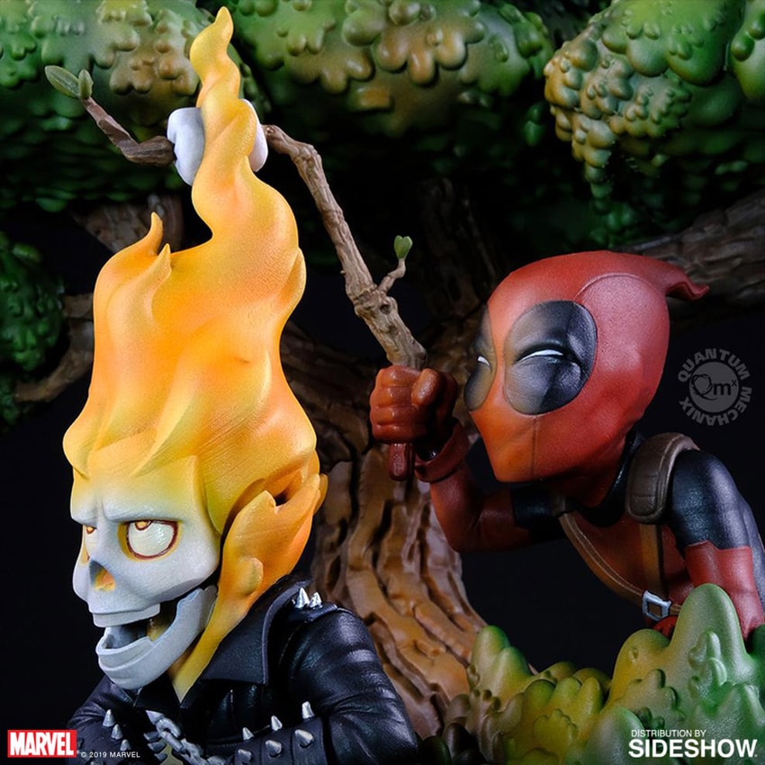 Deadpool x Ghost Rider Q- Master Diorama | Sideshow Collectibles