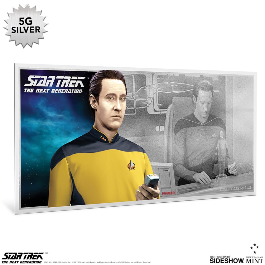 Data 5g Silver Coin Note by New Zealand Mint | Sideshow Collectibles