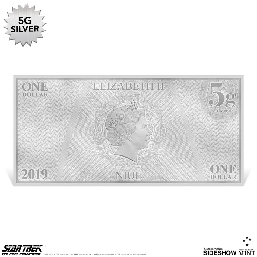 Data 5g Silver Coin Note by New Zealand Mint | Sideshow Collectibles
