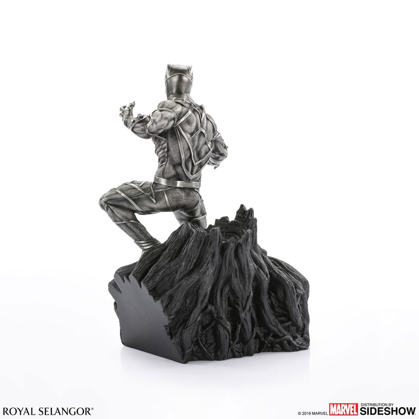 Black Panther Guardian Pewter Figurine by Royal Selangor | Sideshow ...