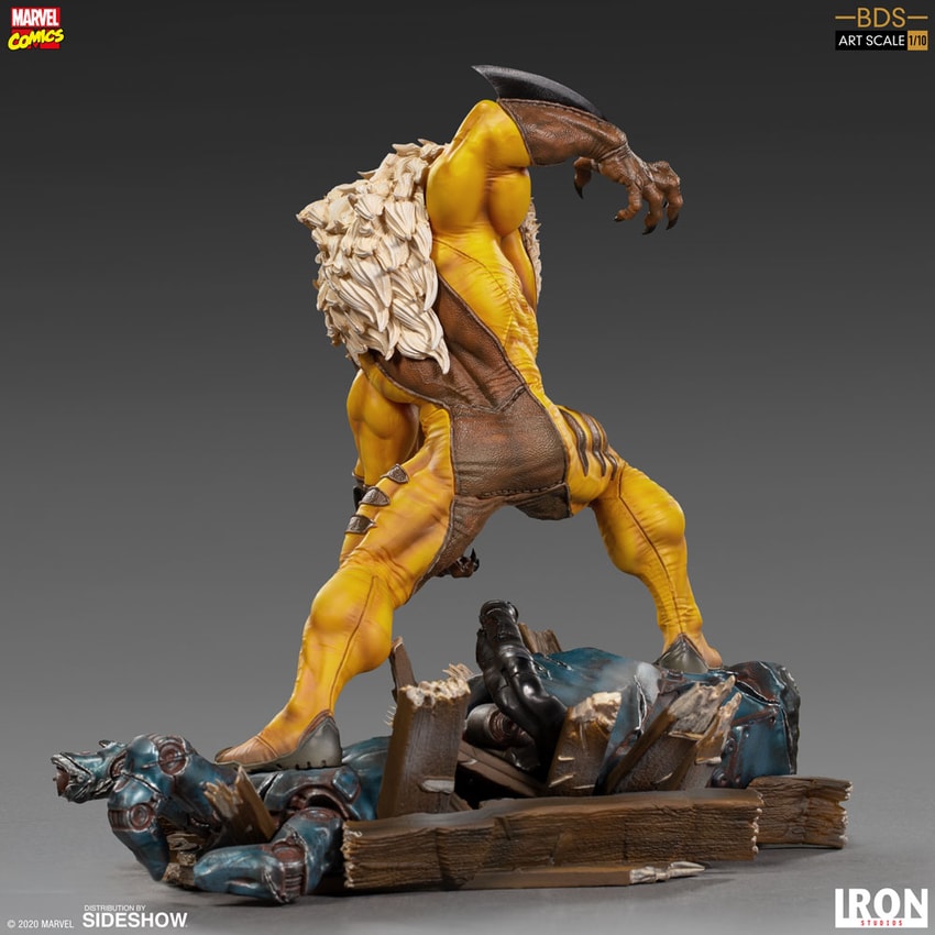Marvel Comics Sabretooth Art Scale Statue by Iron Studios | Sideshow ...