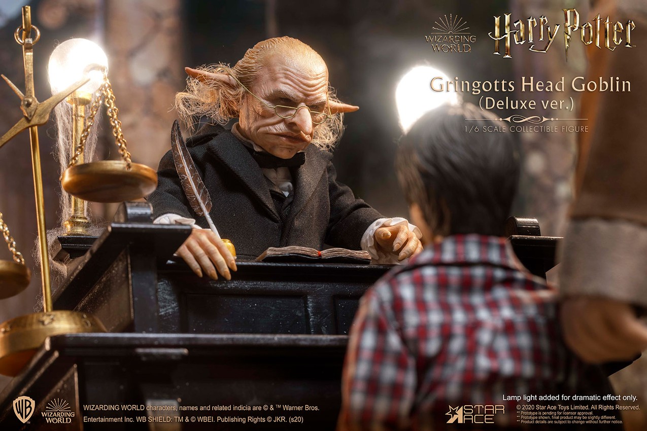 Gringotts Head Goblin (Deluxe Version) Sixth Scale Figure by Star Ace ...