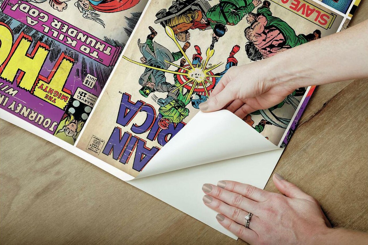 Marvel Comic Cover Wallpaper Mural | Sideshow Collectibles