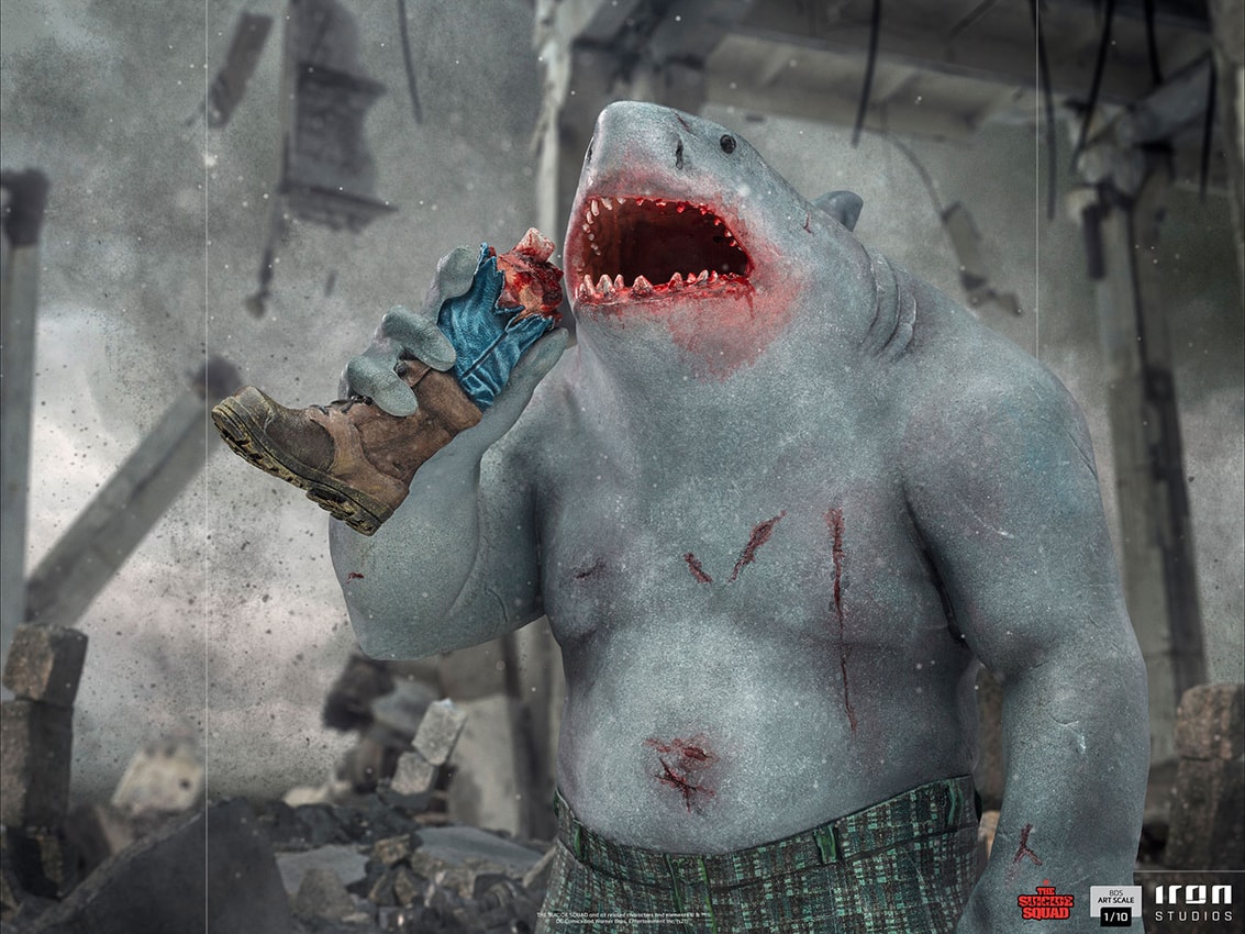 King Shark BDS Art Scale 1:10 Statue by Iron Studios | Sideshow ...