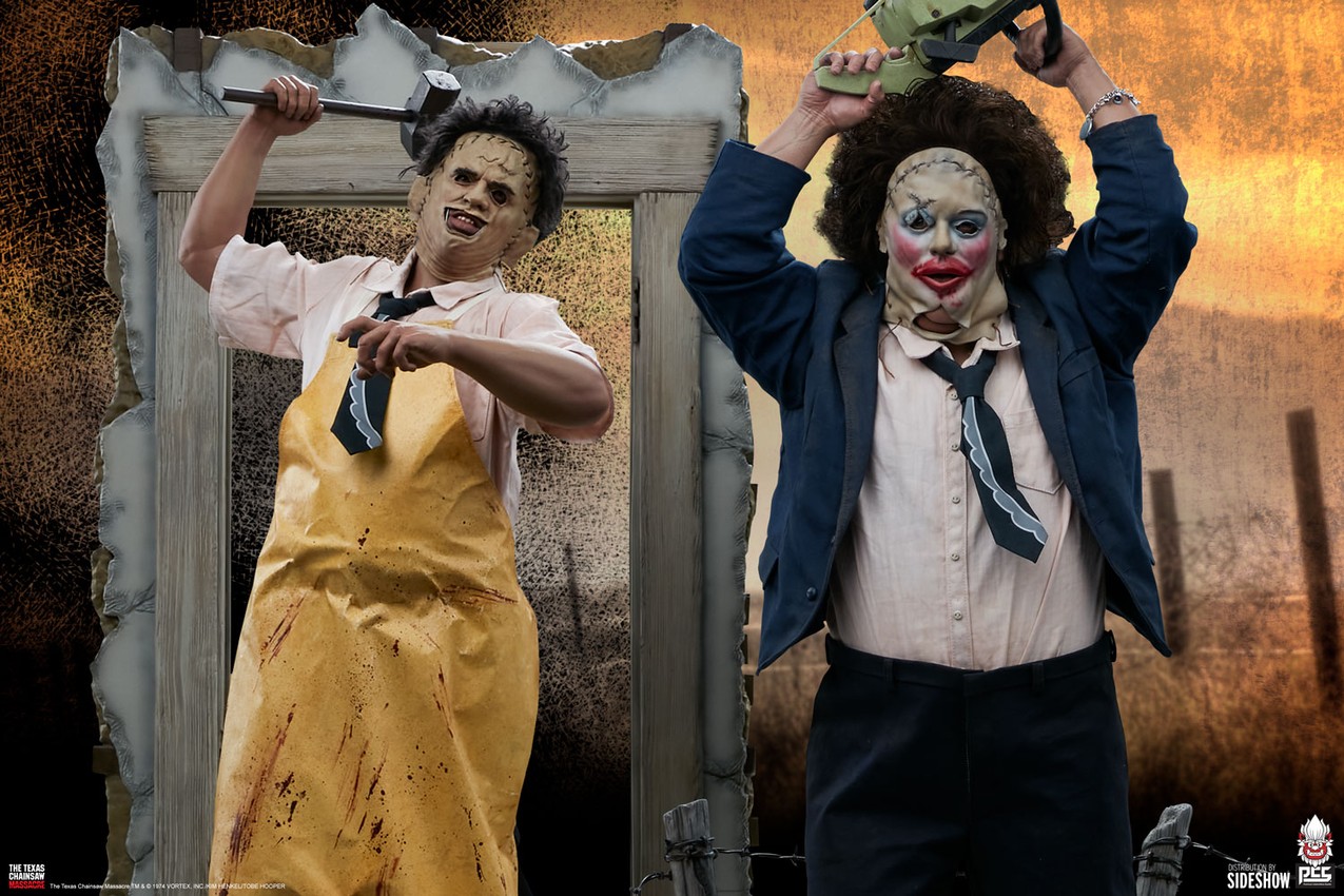 Leatherface Slaughter 1:3 Statue Set by PCS | Sideshow Collectibles