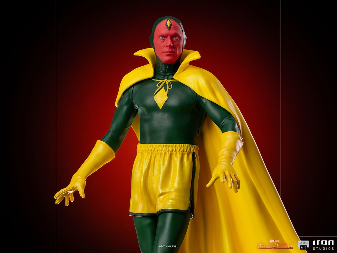 Vision Halloween Version Art Scale 1:10 Statue by Iron Studios ...
