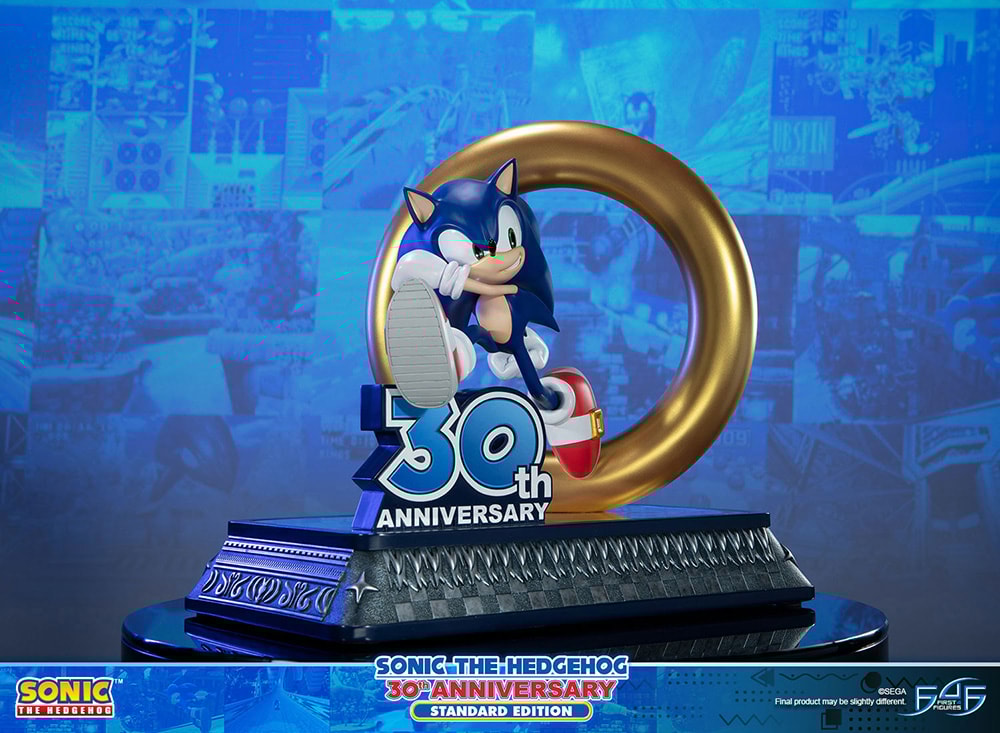 Sonic The Hedgehog 30th Anniversary Statue by First 4 Figures ...