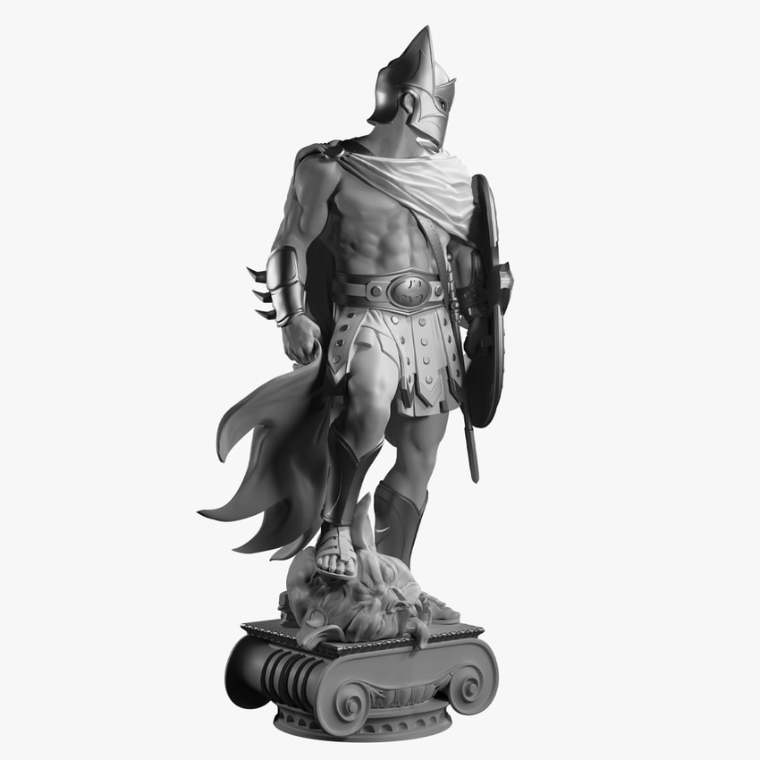 Batman: Champion of Gotham City (Silver Edition) Statue by Cryptozoic ...