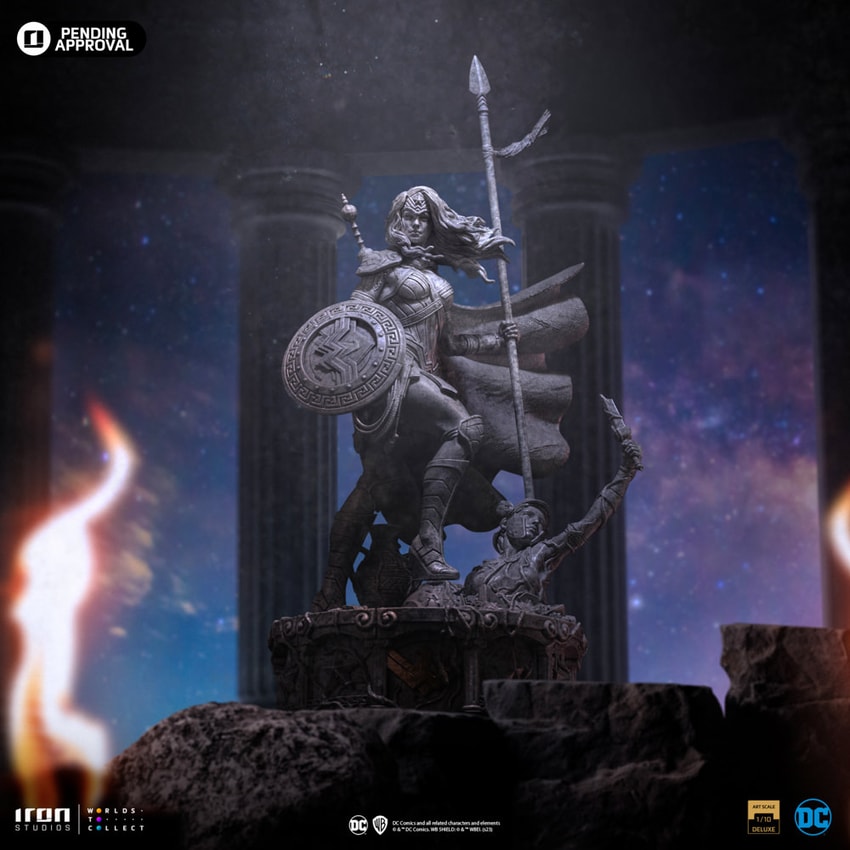 The Wonder Woman Unleashed 1:10 Scale Statue by Iron Studios | Sideshow ...