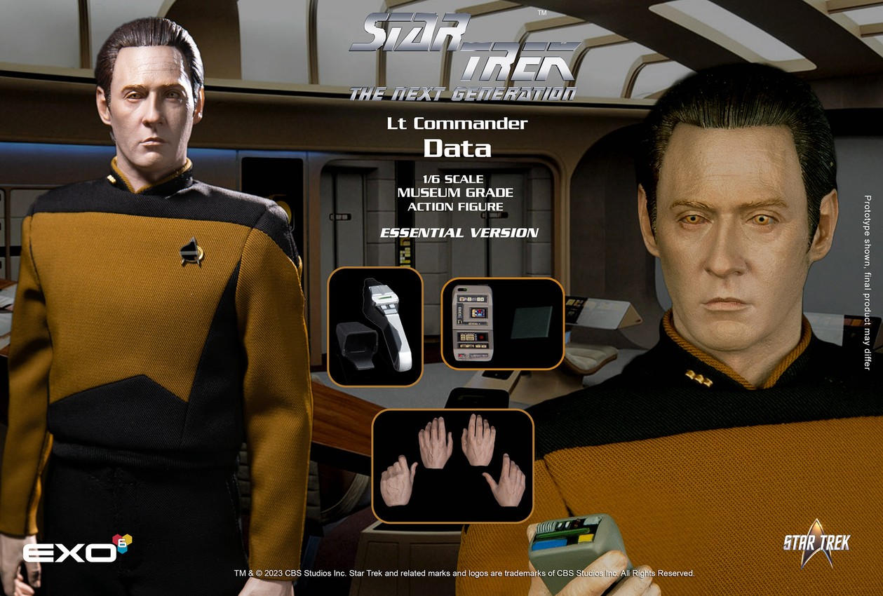 Lt. Commander Data (Standard Version) Sixth Scale Figure by EXO-6 ...