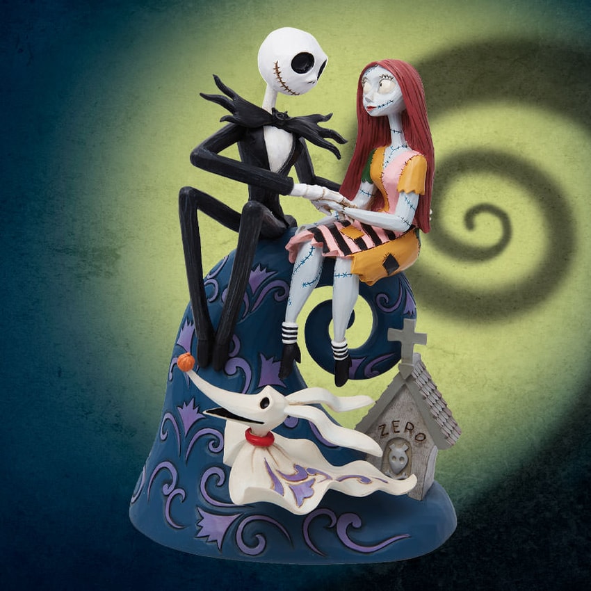 Jack, Sally, & Zero on Hill Figurine by Enesco | Sideshow Collectibles