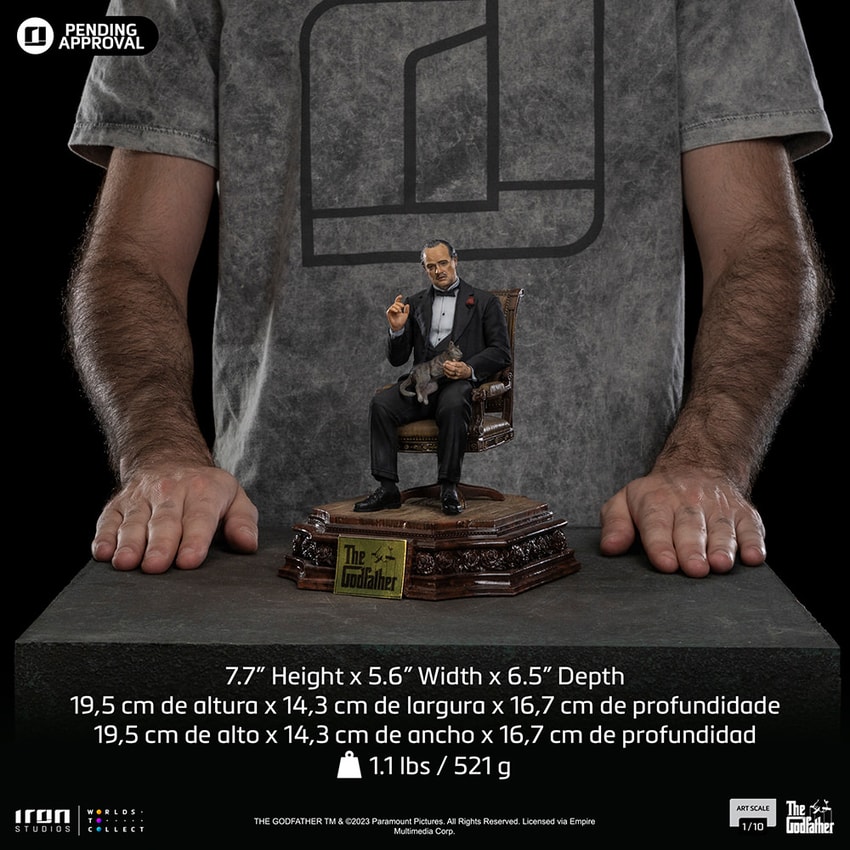 Don Vito Corleone Deluxe 1:10 Scale Statue by Iron Studios | Sideshow ...
