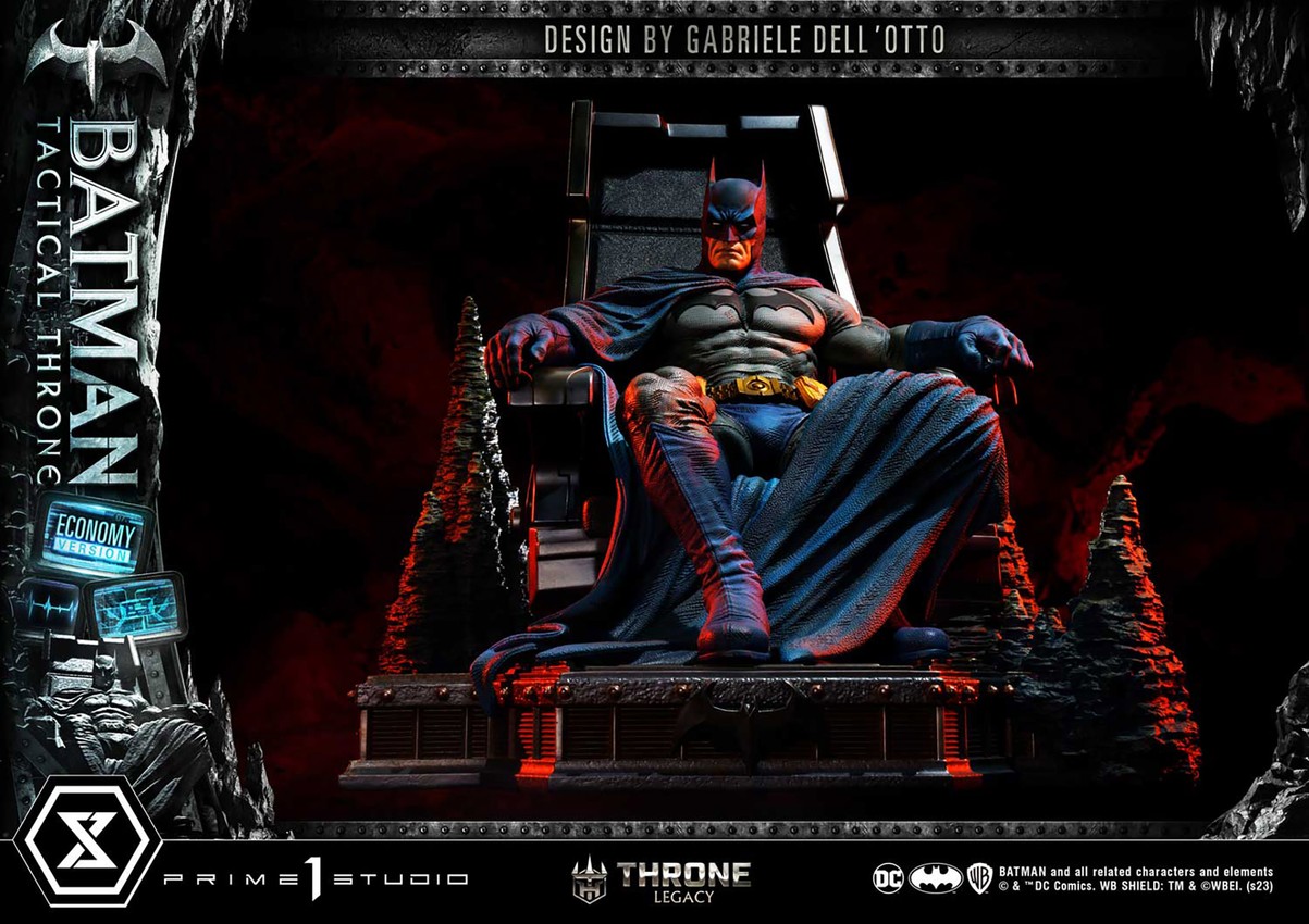 Batman Tactical Throne (Economy Version) Quarter Scale Statue by Prime ...