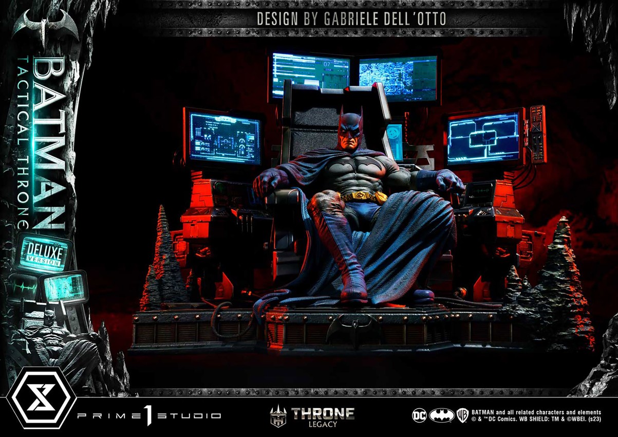 Batman Tactical Throne (Economy Version) Quarter Scale Statue by Prime ...