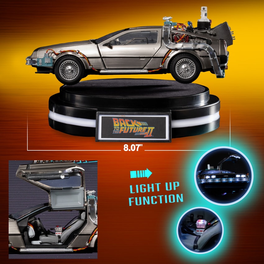 DeLorean Floating Statue by Beast Kingdom | Sideshow Collectibles