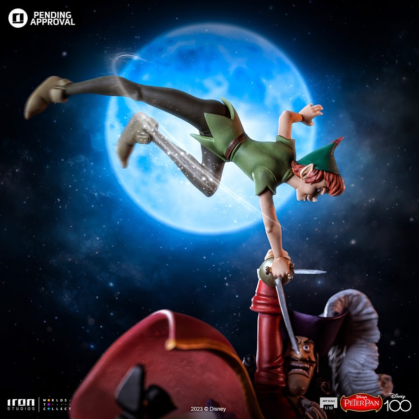The Peter Pan VS Hook 1:10 Art Scale Statue by Iron Studios | Sideshow Collectibles