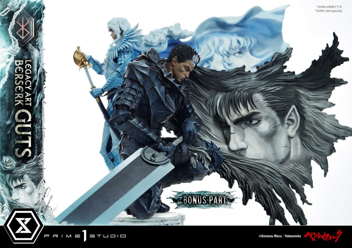 Berserk Legacy Art - Kentaro Miura - Guts Statues by Prime 1 Studio ...