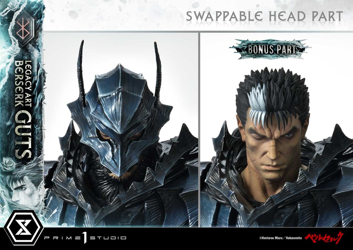 Berserk Legacy Art - Kentaro Miura - Guts Statues by Prime 1 Studio ...
