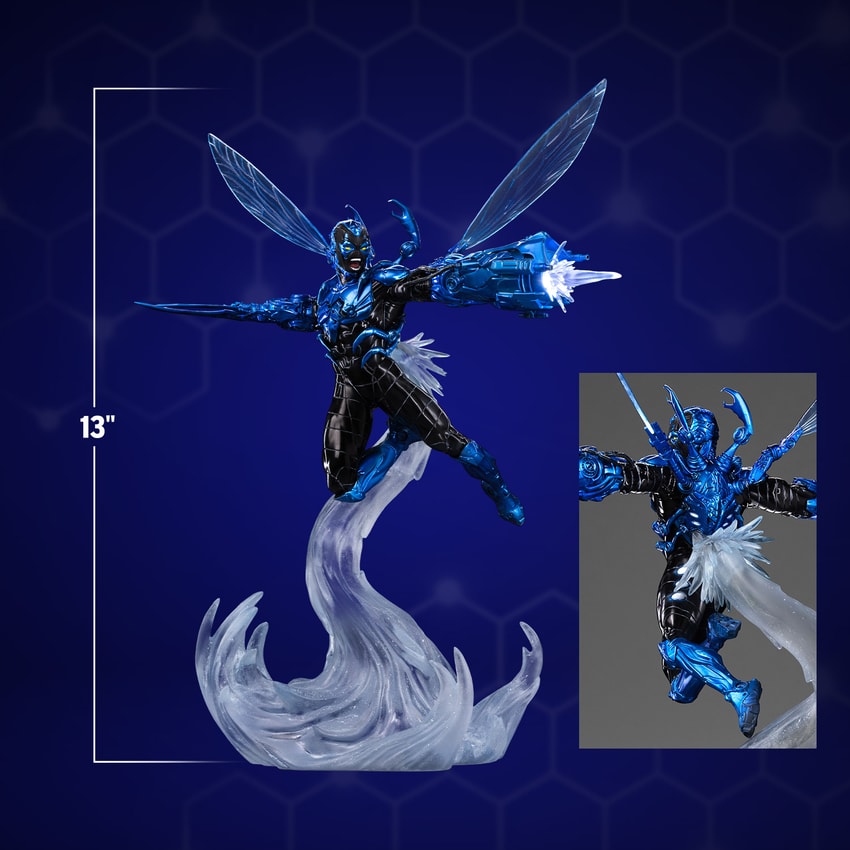 Blue Beetle Art Scale 1:10 Statue by Iron Studios | Sideshow Collectibles