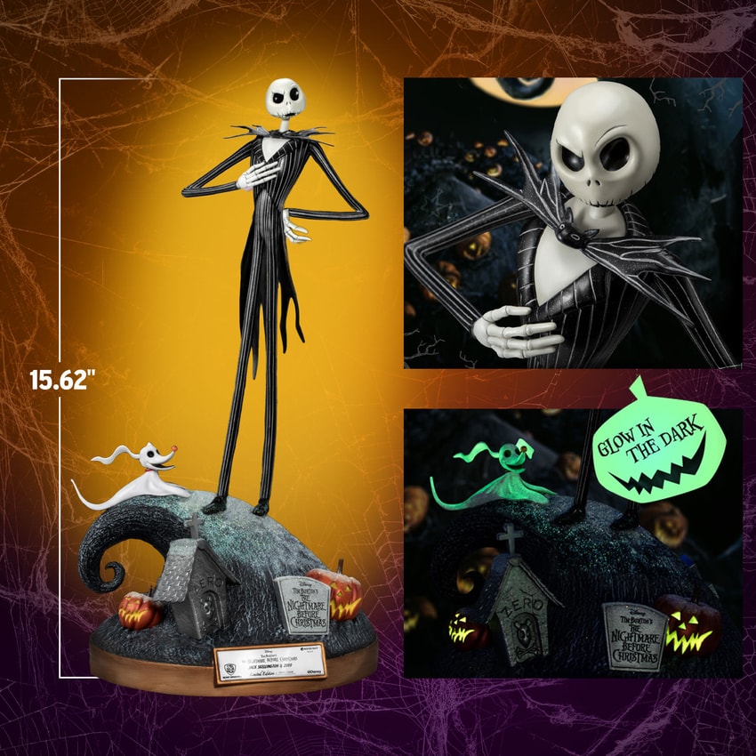 Jack Skellington & Zero Statue by Beast Kingdom | Sideshow Jack Skellington & Zero Statue by Beast Kingdom | Sideshow