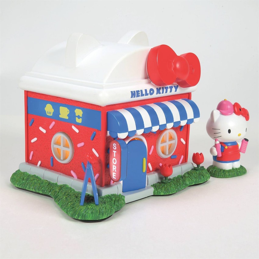 Hello Kitty’s Store Light Up Village Statue by Enesco | Sideshow ...