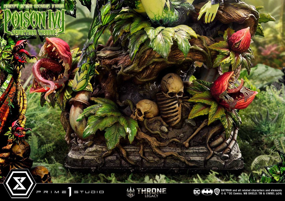 Poison Ivy Seduction Throne (Deluxe Version) Quarter Scale Statue by ...