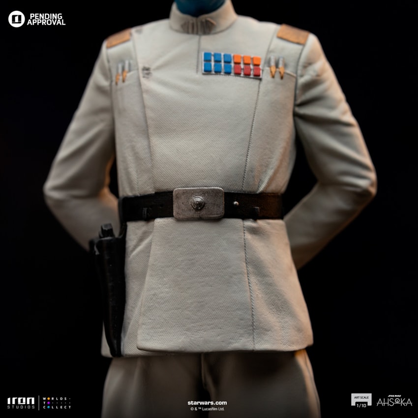 Grand Admiral Thrawn Art Scale 1:10 Scale Statue by Iron Studios ...