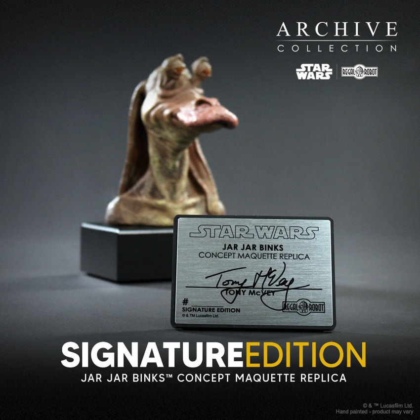 Jar Jar Concept (Signature Edition) Maquette Replica by Regal Robot ...