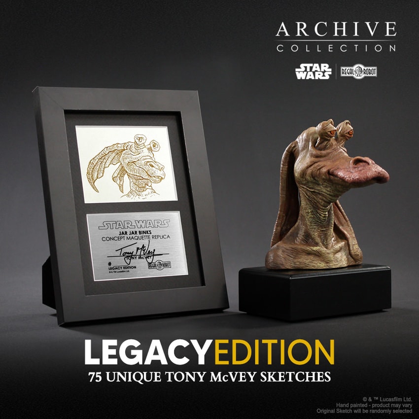 Jar Jar Concept (Signature Edition) Maquette Replica by Regal Robot ...