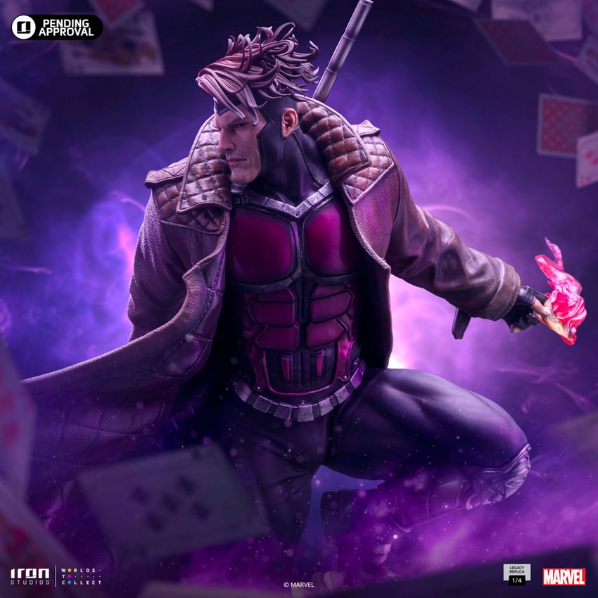 Gambit Legacy Replica Quarter Scale Statue by Iron Studios | Sideshow ...