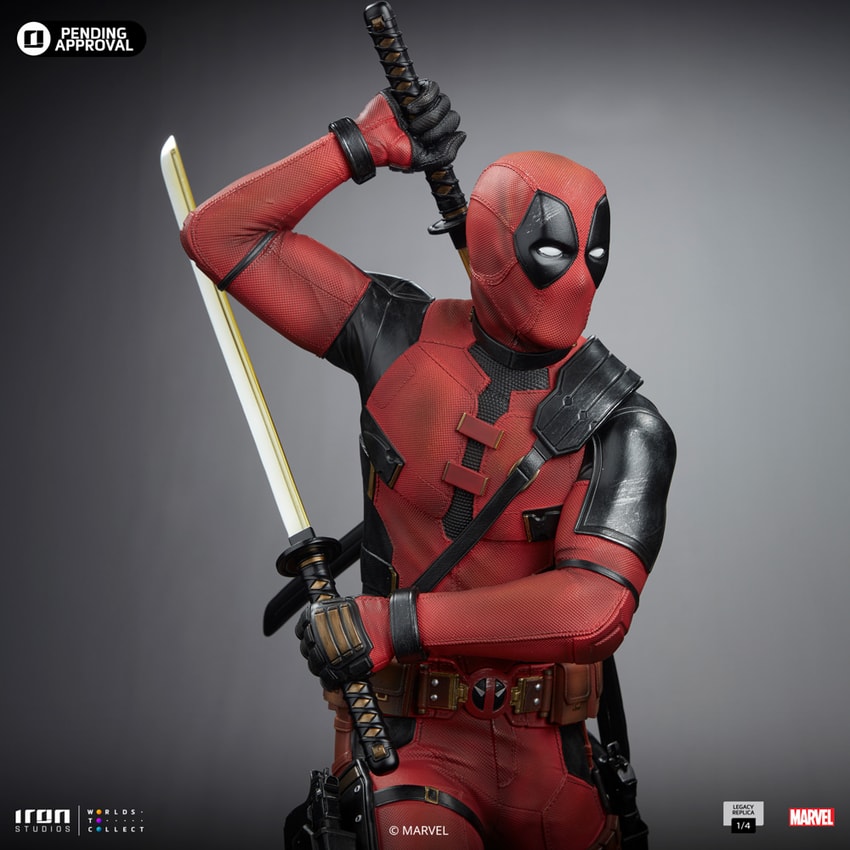 Deadpool Legacy Replica Quarter Scale Statue by Iron Studios | Sideshow ...