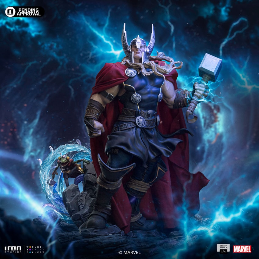 Thor Unleashed Legacy Replica Quarter Scale Statue by Iron Studios ...
