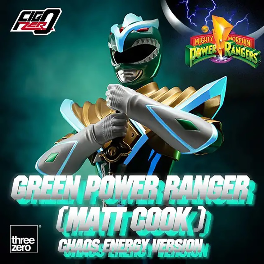 Green Power Ranger (Matt Cook) Chaos Energy Version Sixth Scale Figure ...