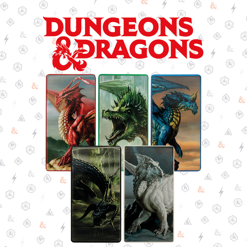 Dungeons & Dragons Chromatic Dragons Ingot Set Collectible Set by ...