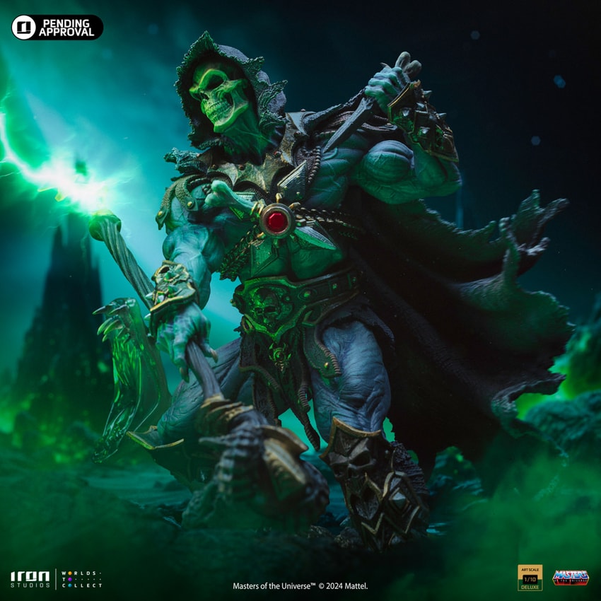 Skeletor Unleashed Deluxe 1:10 Art Scale Statue by Iron Studios ...