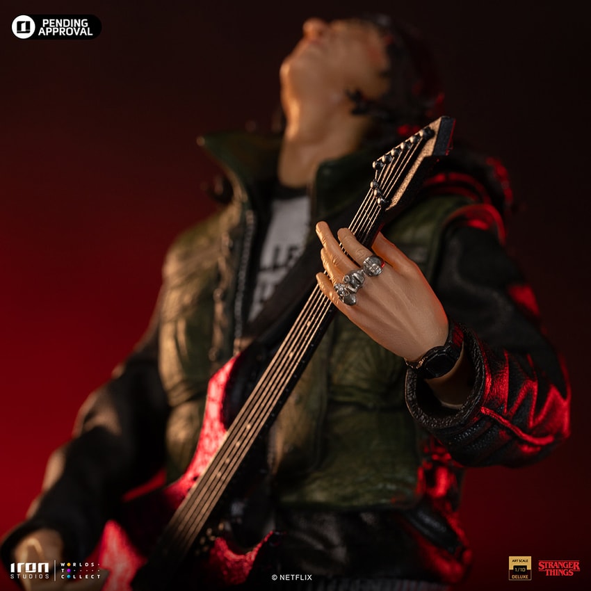 Eddie Munson Deluxe 1:10 Art Scale Statue by Iron Studios | Sideshow ...