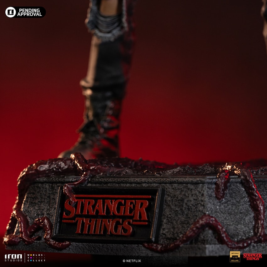 Eddie Munson Deluxe 1:10 Art Scale Statue by Iron Studios | Sideshow ...