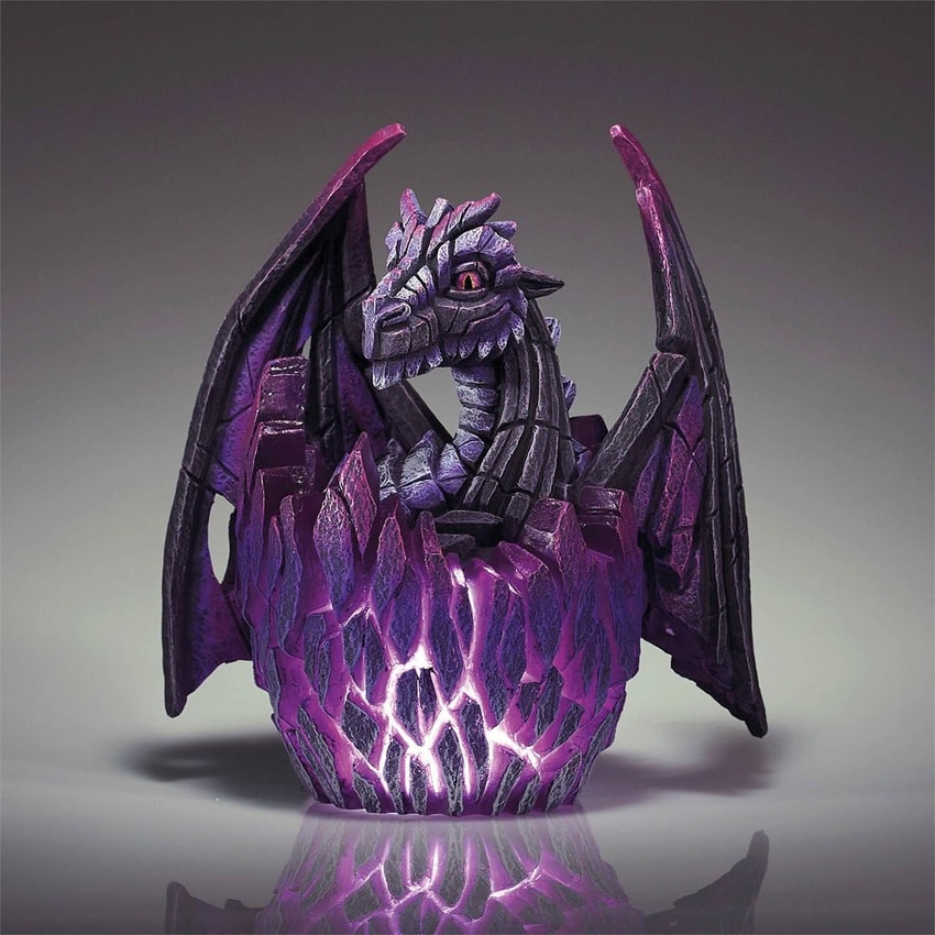 Lit Dragon Egg (Purple) Statue by Enesco | Sideshow Collectibles