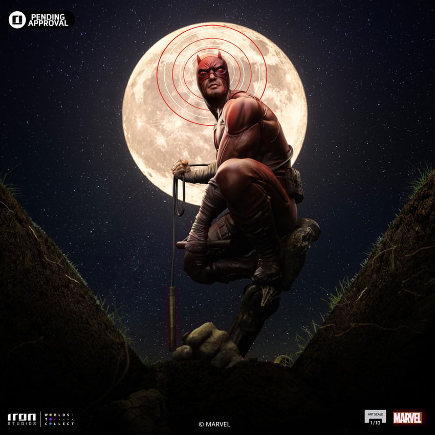 Daredevil Unleashed Art Scale 1:10 Statue by Iron Studios | Sideshow ...
