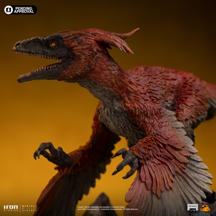 Pyroraptor Art Scale 1:10 Statue by Iron Studios | Sideshow Collectibles