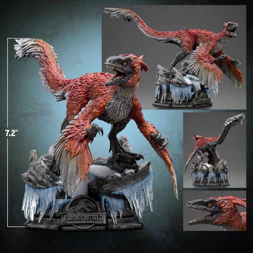 Pyroraptor Art Scale 1:10 Statue by Iron Studios | Sideshow Collectibles