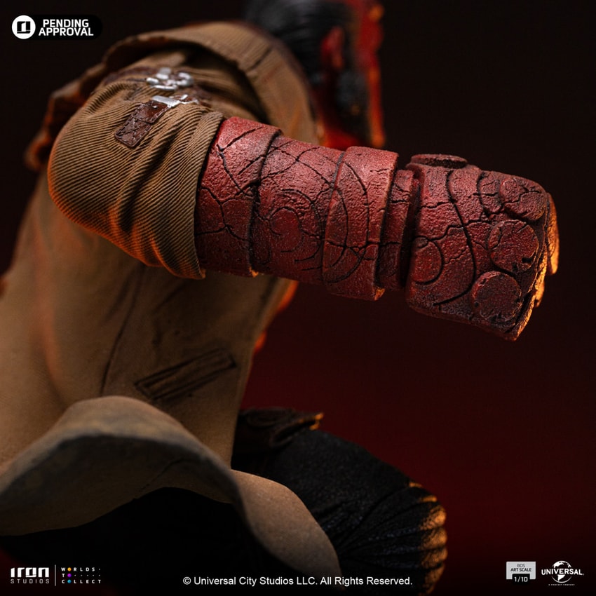 Hellboy Art Scale 1:10 Statue by Iron Studios | Sideshow Collectibles