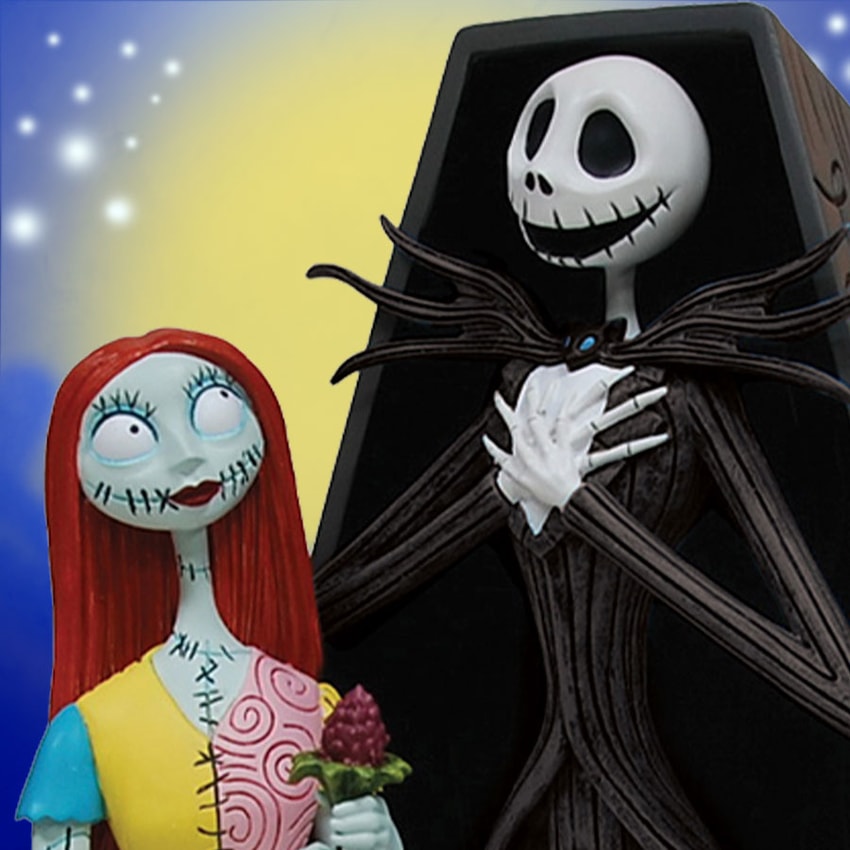 Jack and Sally Coffin Figurine by Enesco | Sideshow Collectibles