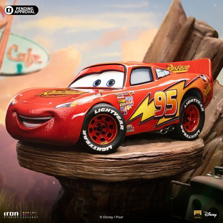 Lightning McQueen & Tow Mater Deluxe 1:10 Scale Statue | Sideshow ...