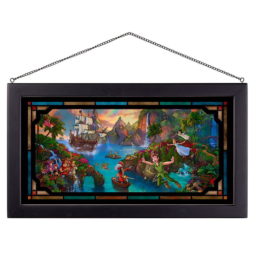 Peter Pan's Neverland Stained Glass by Art Brand Studios | Sideshow ...