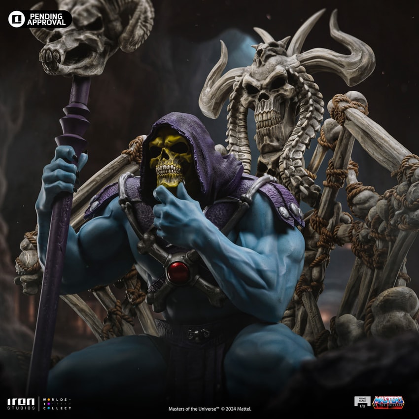 Skeletor on Throne Prime Scale Statue by Iron Studios | Sideshow ...