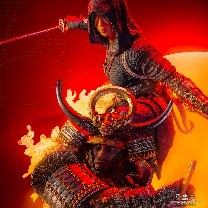 Animus Naoe & Yasuke Statue by PureArts | Sideshow Collectibles