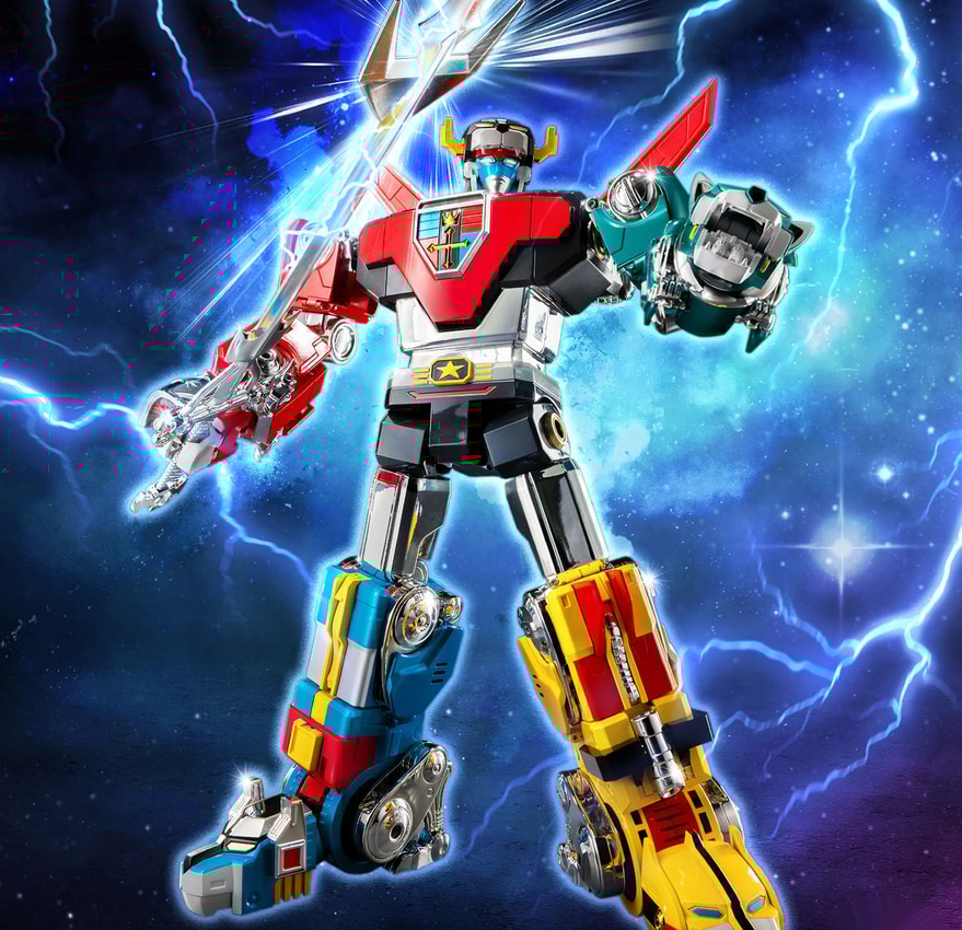 ROBO-DOU Voltron (Retro Toy Edition) Action Figure by Threezero ...